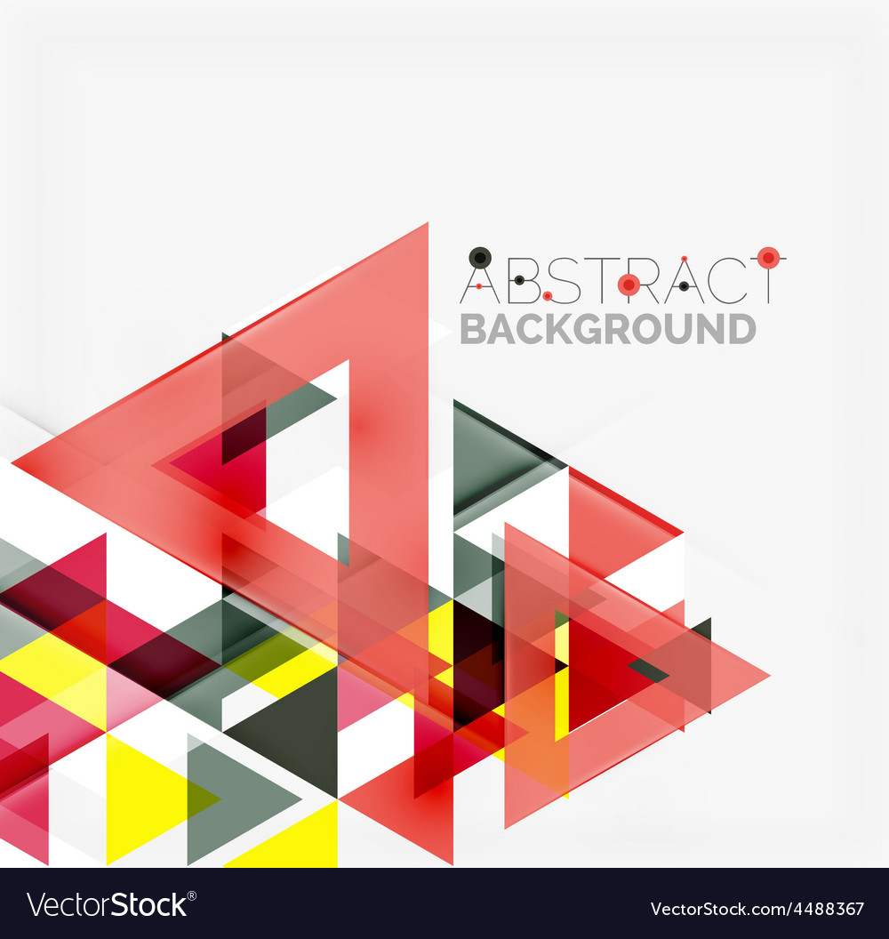 Abstract geometric background modern overlapping Vector Image