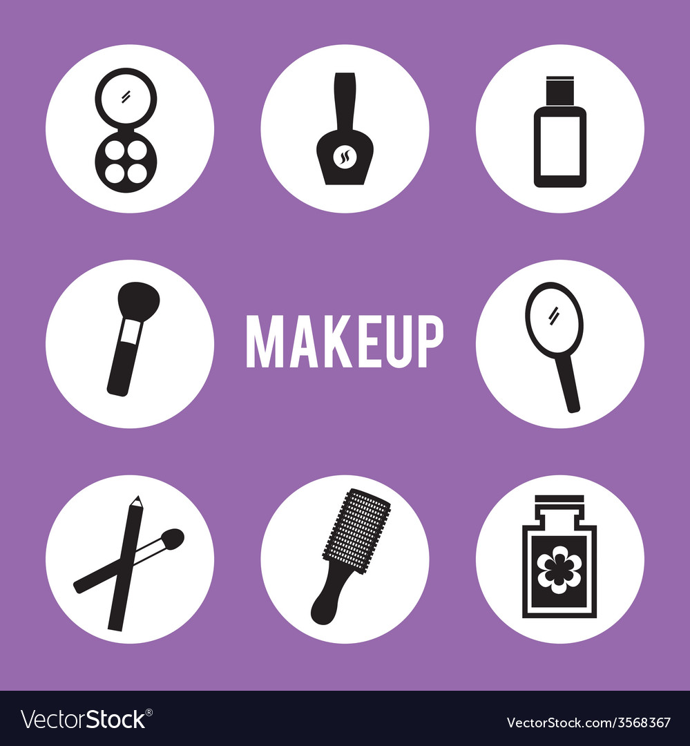 Make up design Royalty Free Vector Image - VectorStock