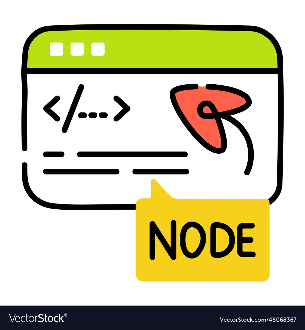 Web coding Royalty Free Vector Image - VectorStock