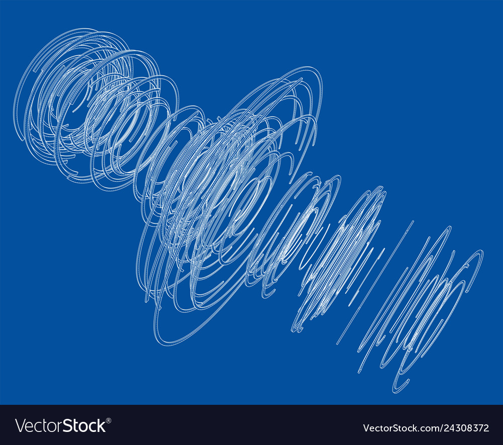 Abstract Futuristic Hud Object Royalty Free Vector Image