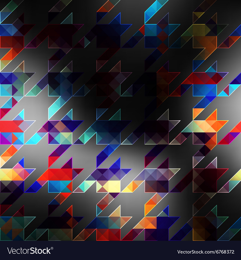 Geometric hounds-tooth pattern Royalty Free Vector Image