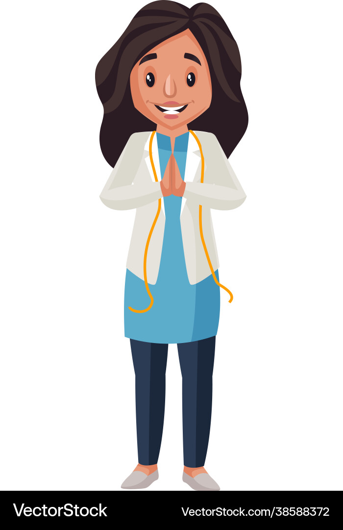 Lady nutritionist cartoon character Royalty Free Vector