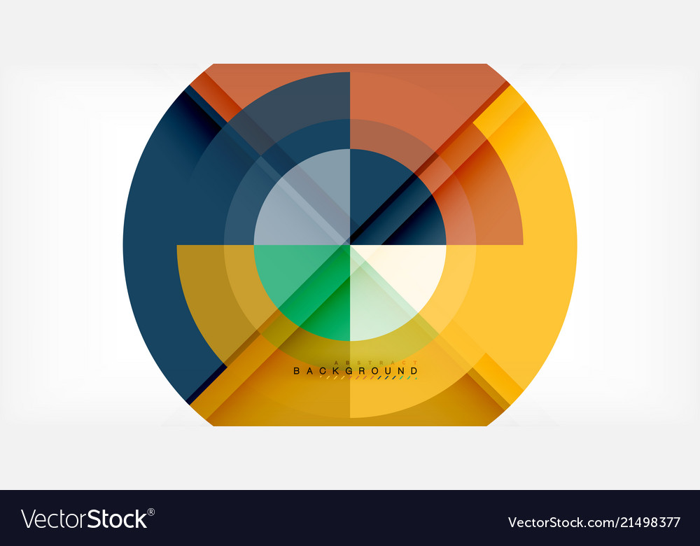 Circle abstract background Royalty Free Vector Image