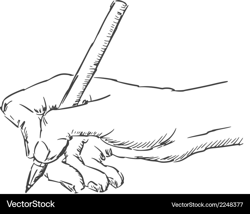 Hand drawn sketch woman Royalty Free Vector Image