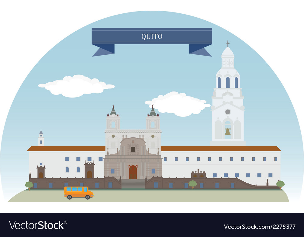 Quito Royalty Free Vector Image - VectorStock