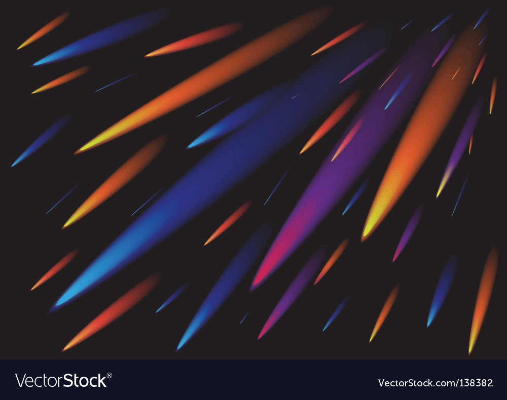Comet background Royalty Free Vector Image - VectorStock