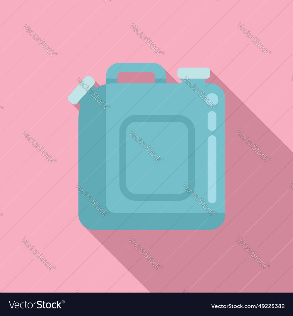 Double kerosene canister icon flat burner Vector Image Double kerosene canister icon flat burner Vector Image