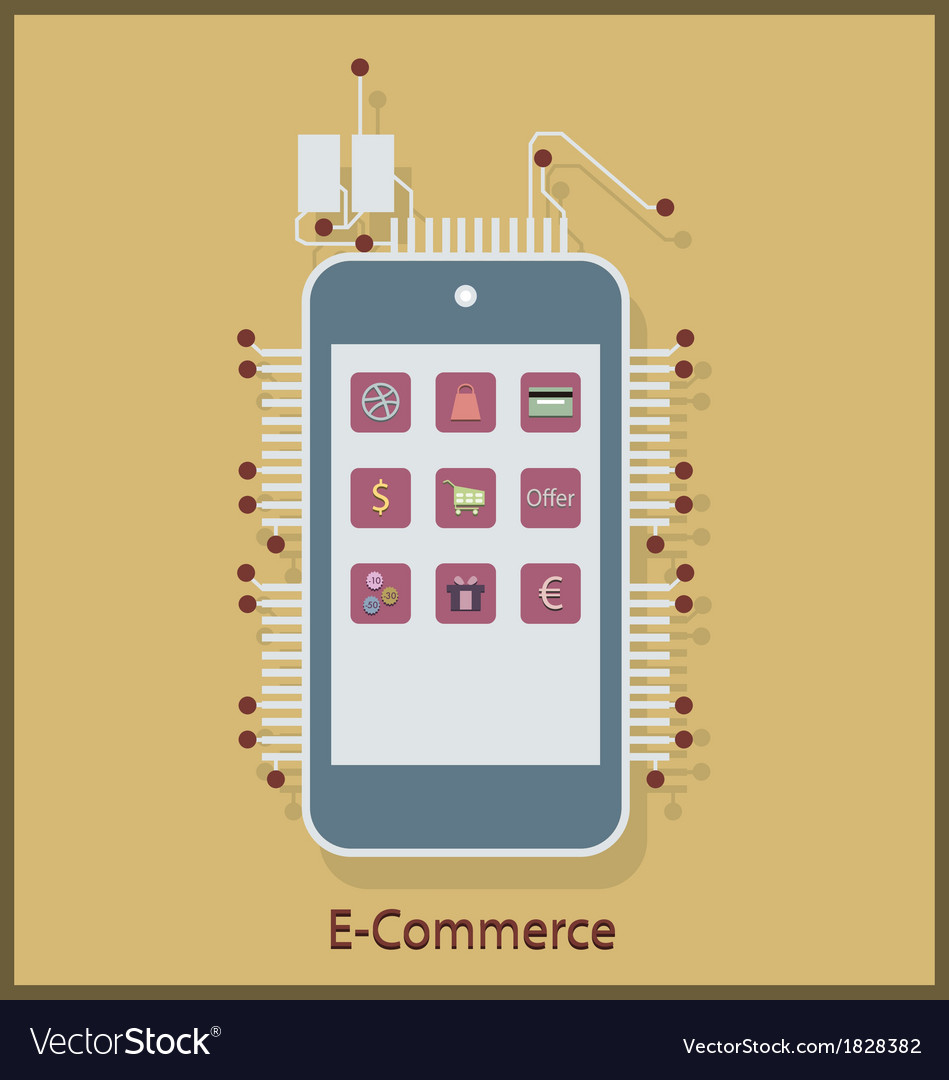 E-commerce Royalty Free Vector Image - VectorStock