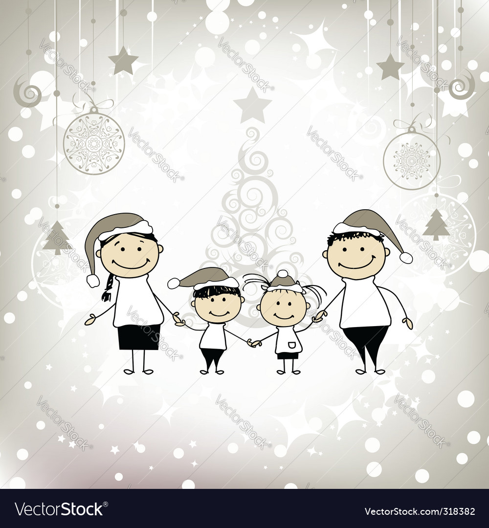 Happy family Royalty Free Vector Image - VectorStock