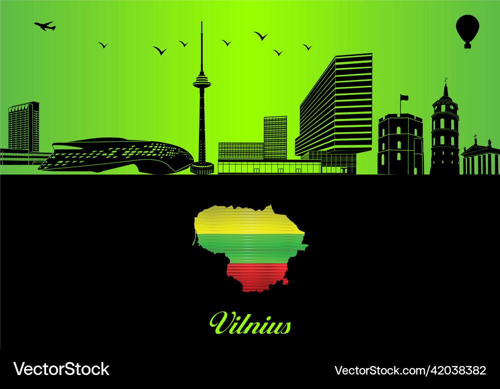 Sydney city skyline silhouette Royalty Free Vector Image