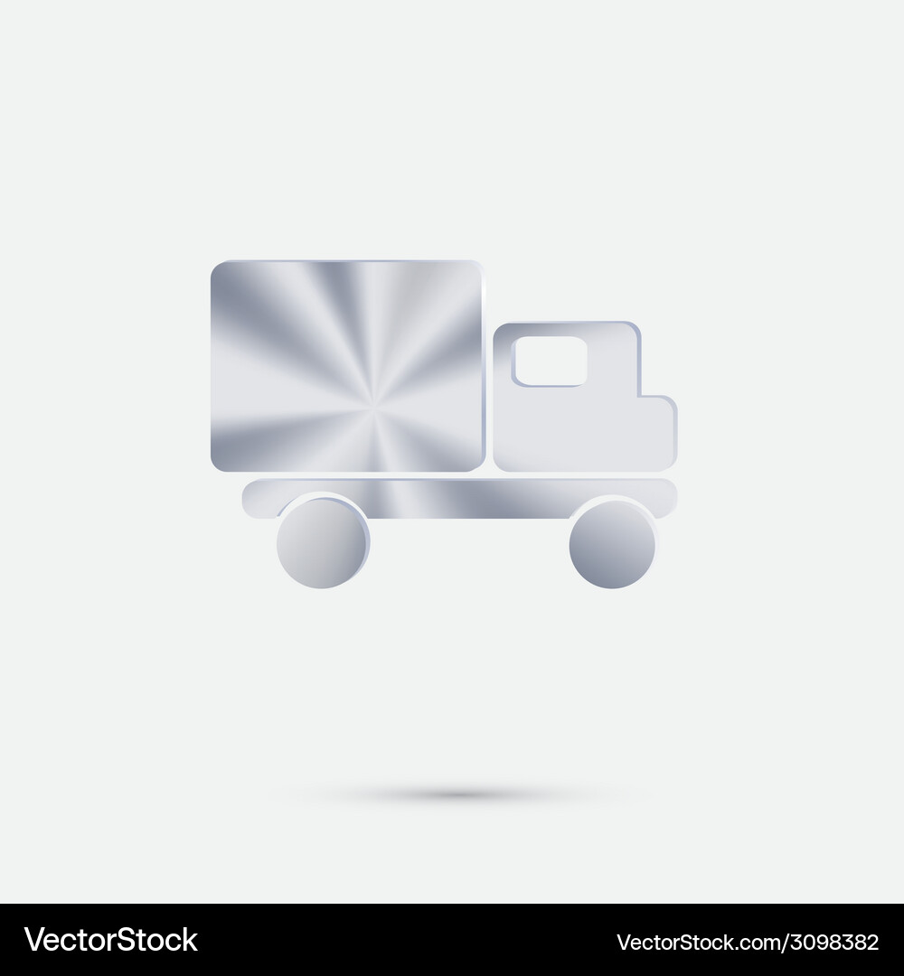 LKW-Logistik Icon Lizenzfreies Vektorbild - VectorStock