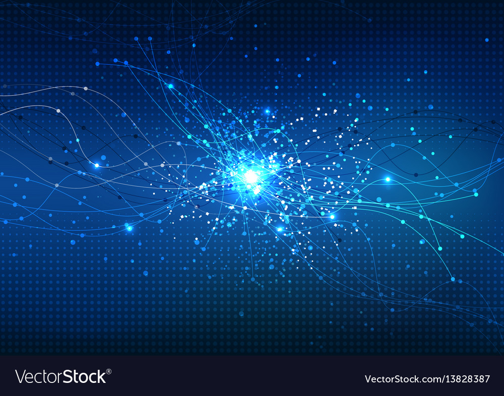 Background abstract technology communication data Vector Image