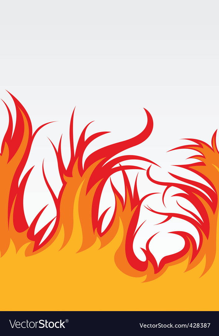 Background with fire Royalty Free Vector Image