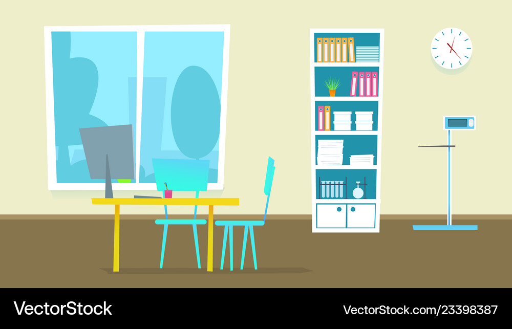 Doctor's Office Interior Royalty Free Vector Image