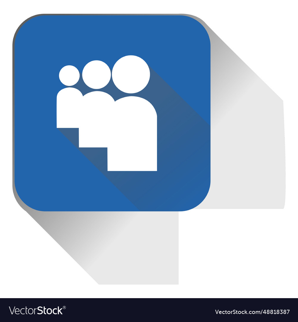 Facetime squared icon Royalty Free Vector Image