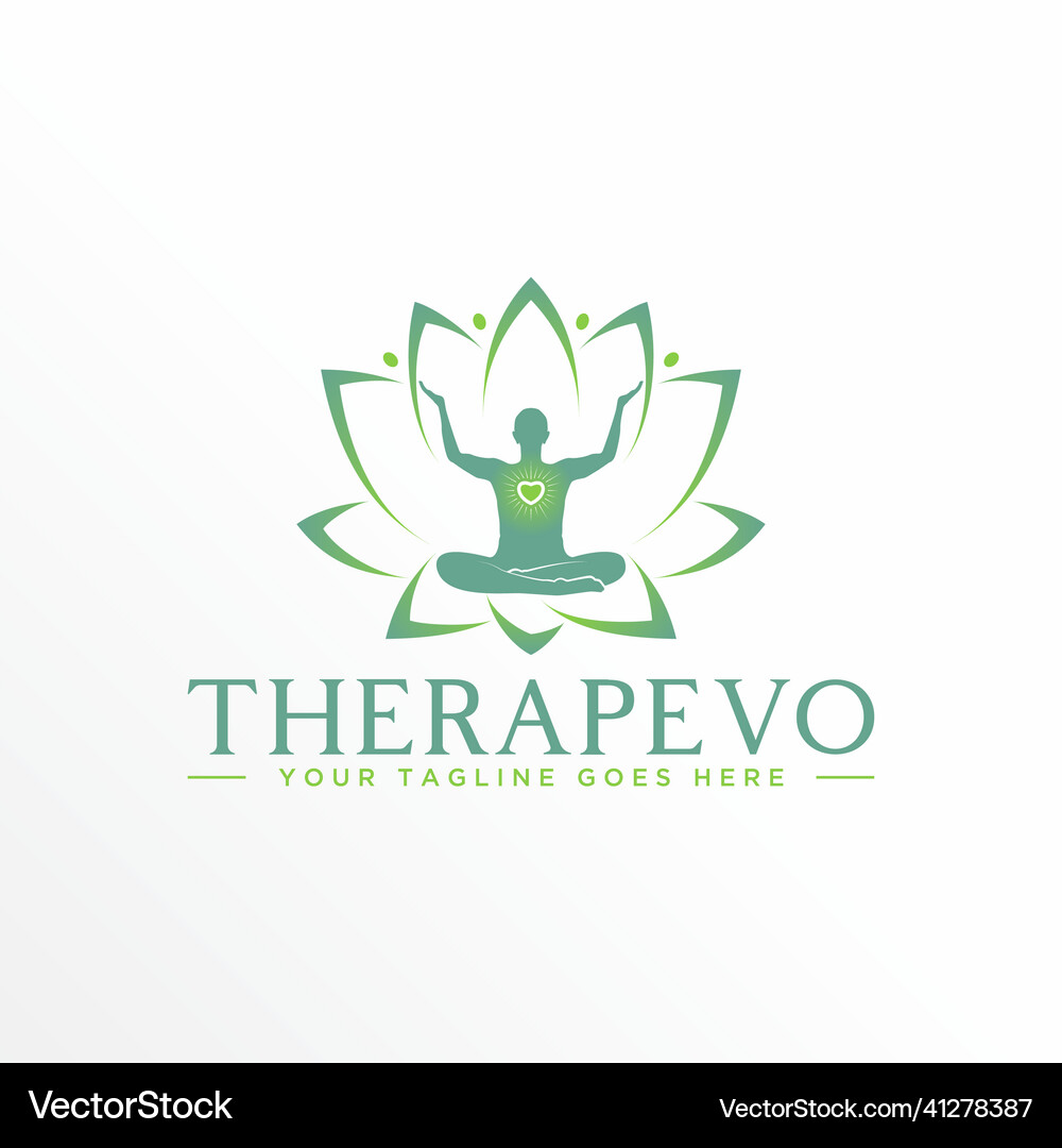 Siluet logo free lotus abstract design Royalty Free Vector