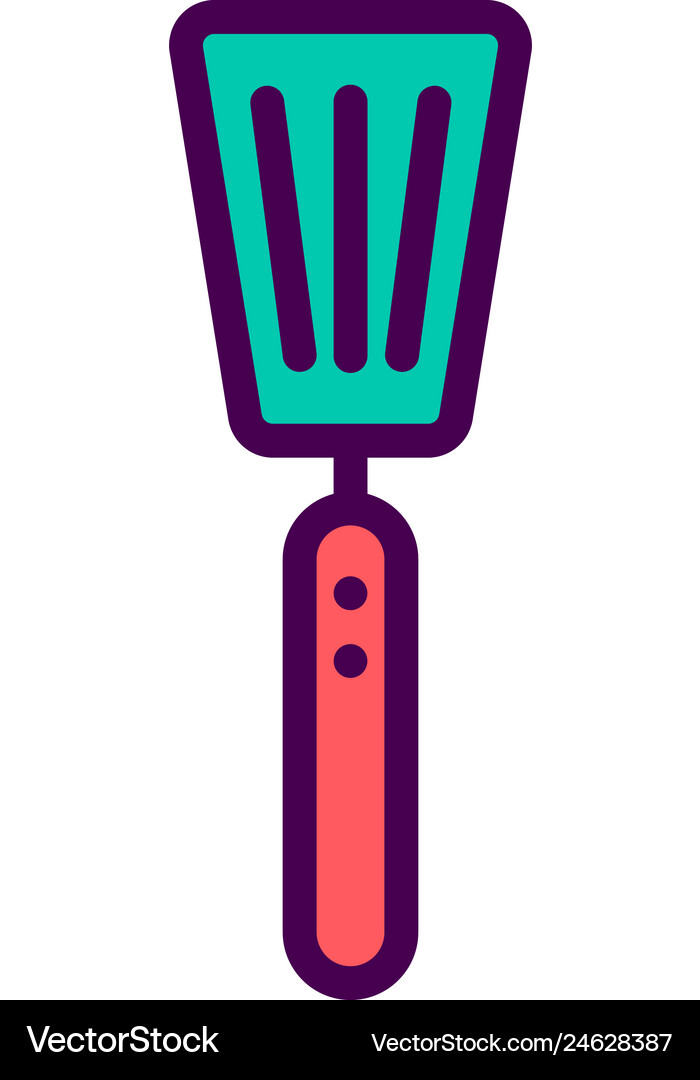 Spatula icon design gastronomy icon design Vector Image