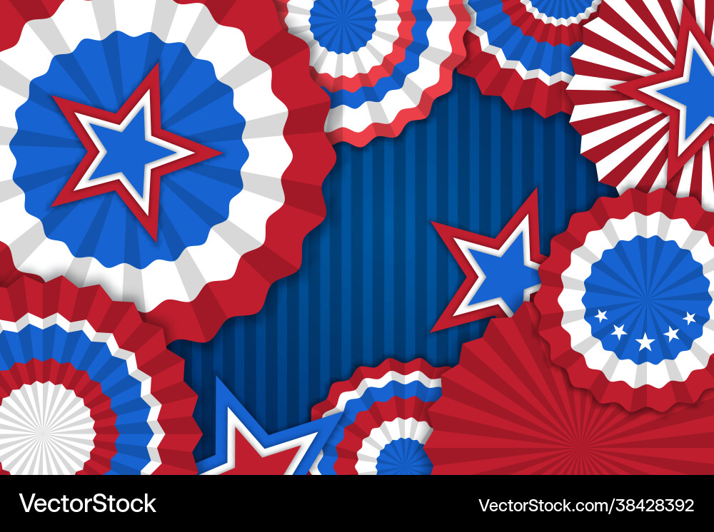 4th july banner Royalty Free Vector Image - VectorStock