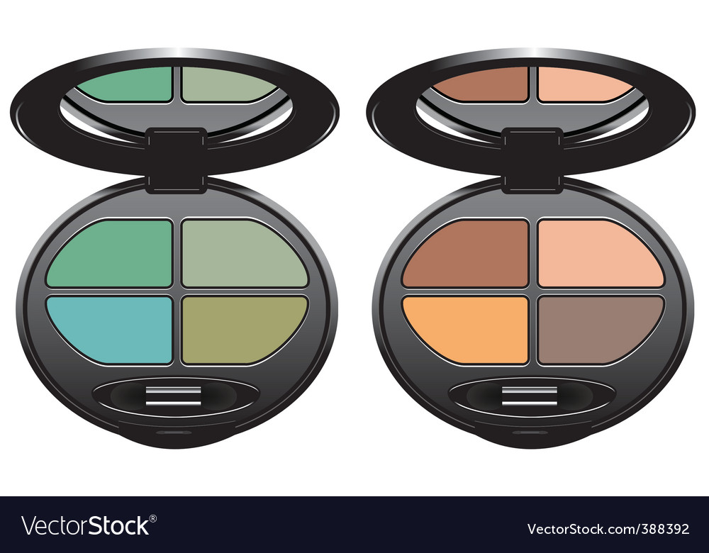 Eye shadows Royalty Free Vector Image - VectorStock