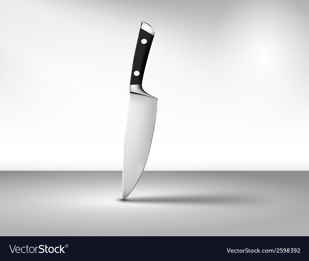 Kitchen knife Royalty Free Vector Image - VectorStock