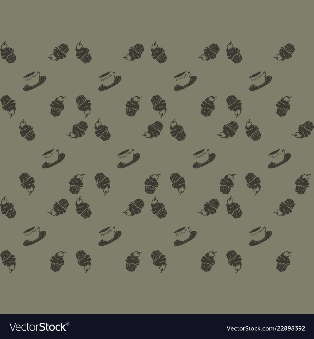 Retro object patterns for making seamless Vector Image