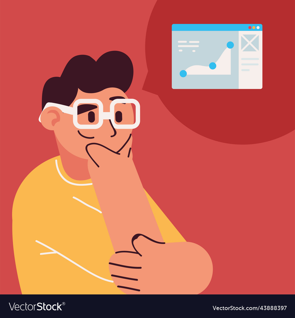 Developer guy and designer Royalty Free Vector Image