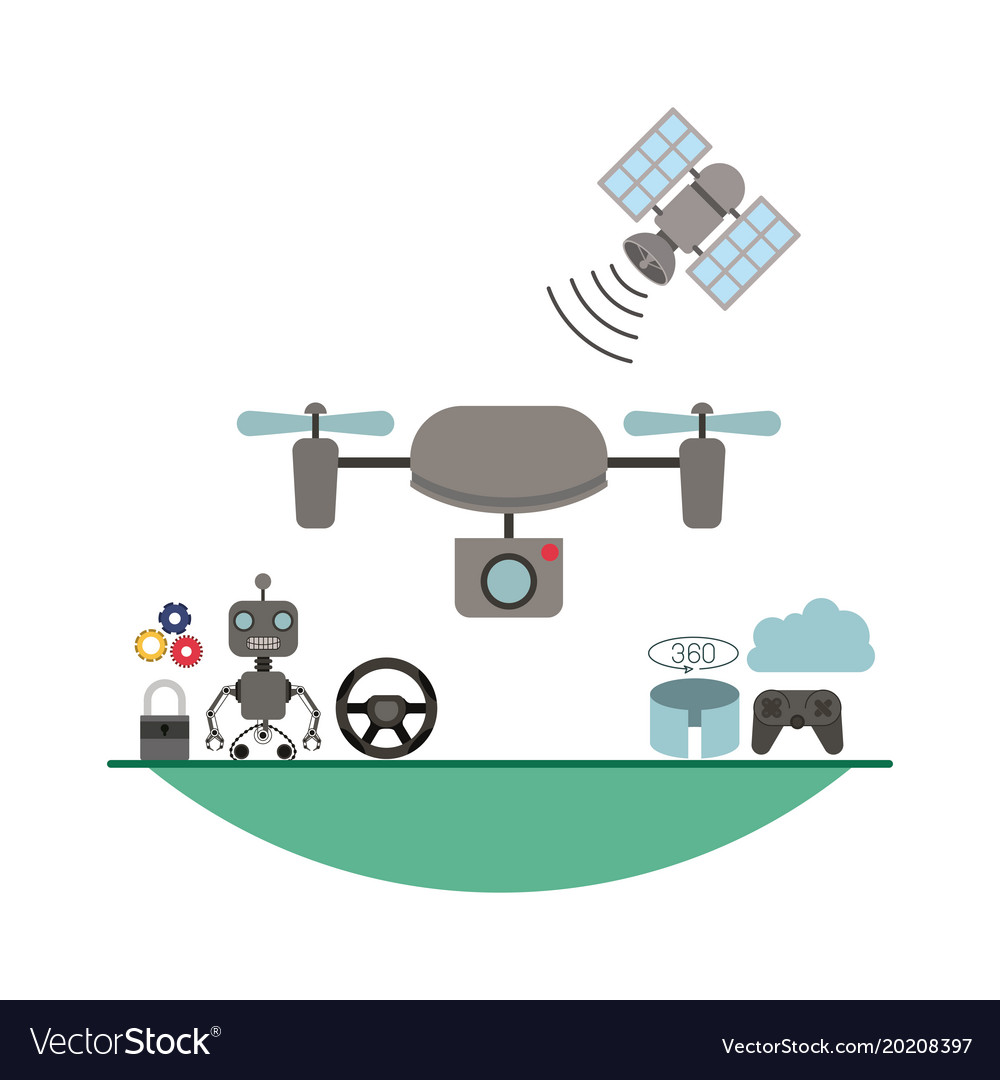 Futuristic technology set icons Royalty Free Vector Image Futuristic technology set icons Royalty Free Vector Image