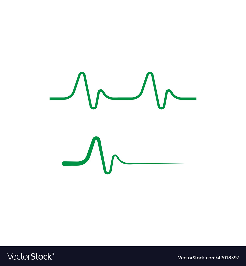 Pulse line Royalty Free Vector Image - VectorStock
