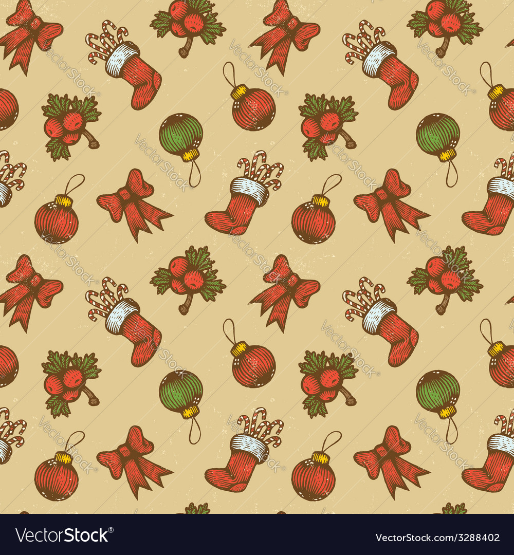 Christmas pattern Royalty Free Vector Image - VectorStock
