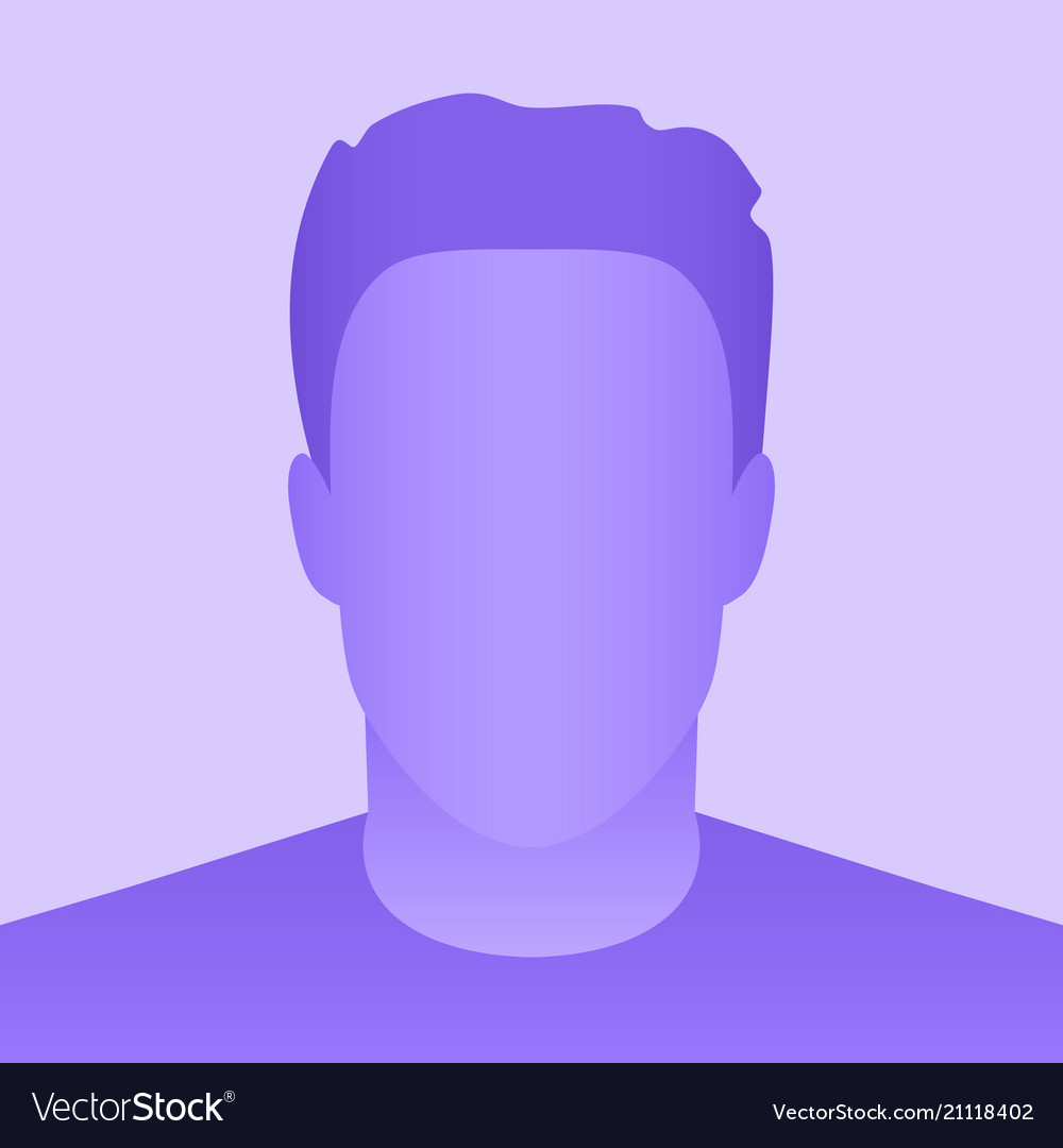 Creative default avatar Royalty Free Vector Image