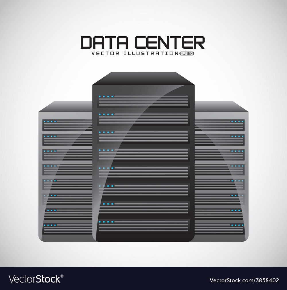 Data center Royalty Free Vector Image - VectorStock