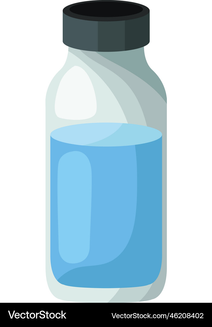 Vaccine vial medical Royalty Free Vector Image