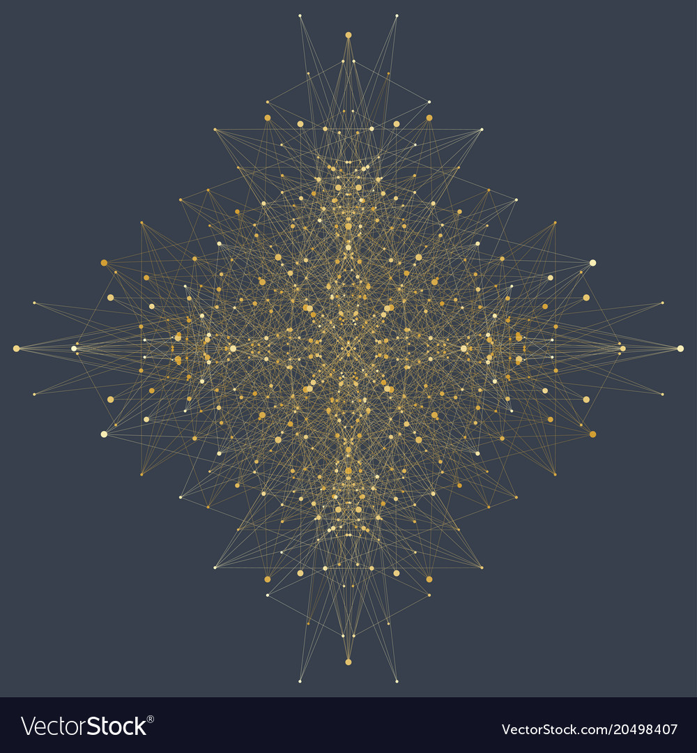Computer generated phyllotaxis dotted helix flow Vector Image