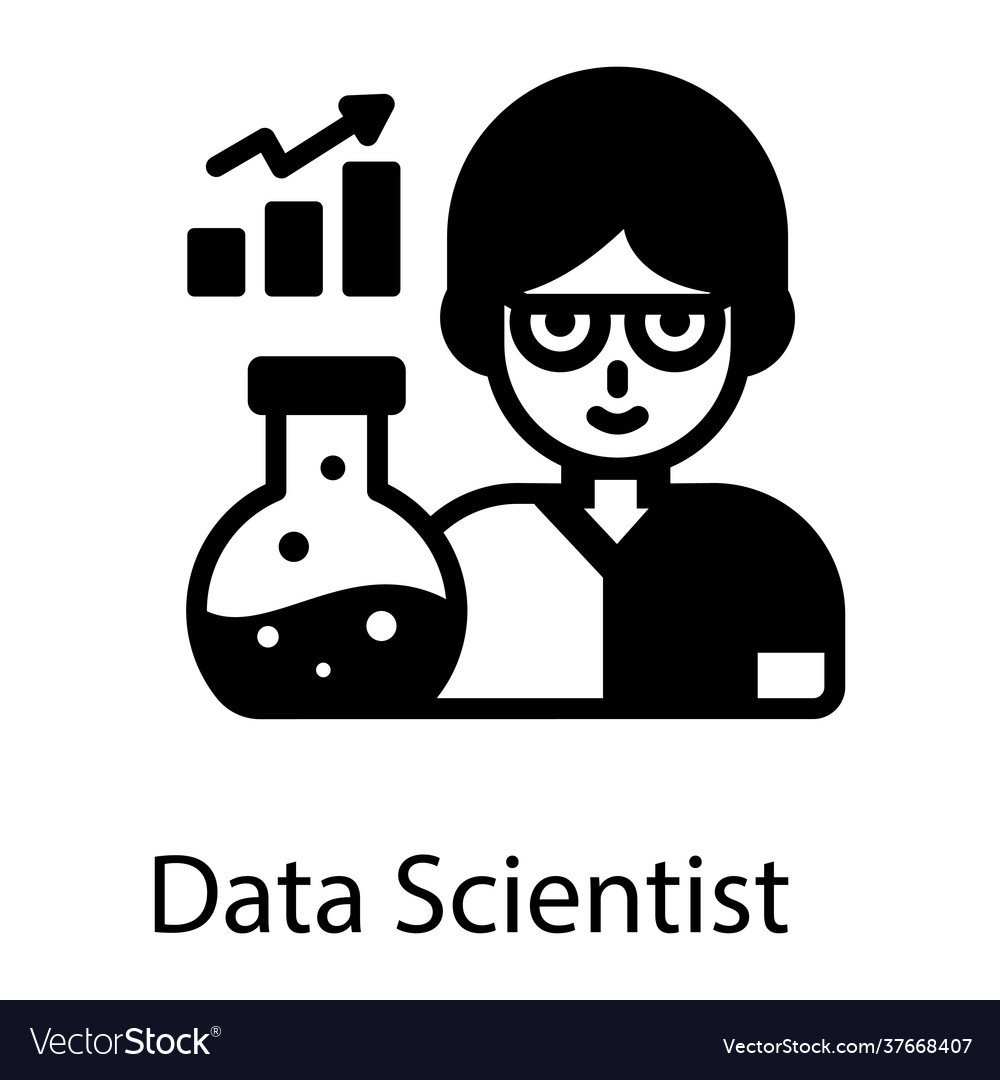 Data scientist Royalty Free Vector Image - VectorStock