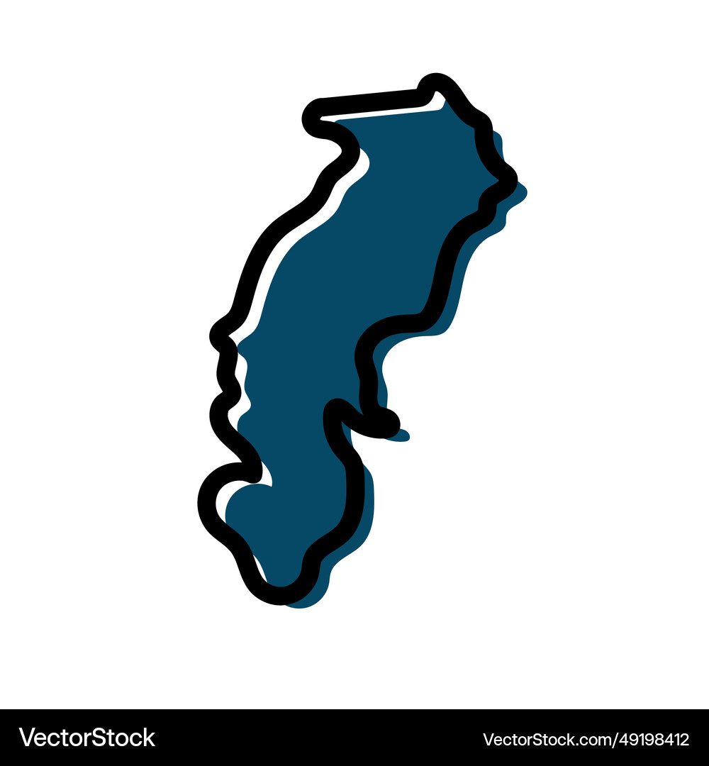 Chhattisgarh indian state map chattisgarh Vector Image