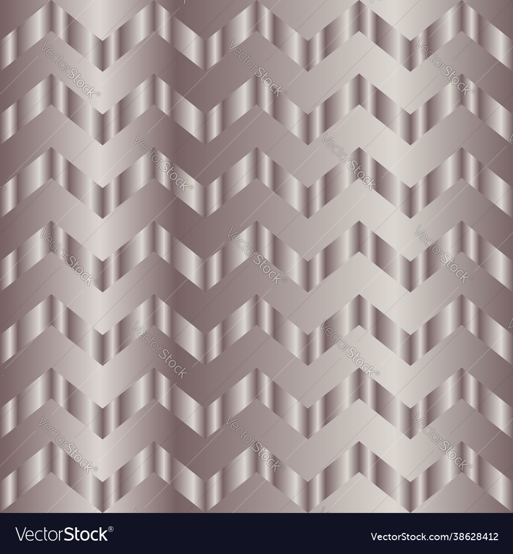 Metal gradient chevron pattern background Vector Image