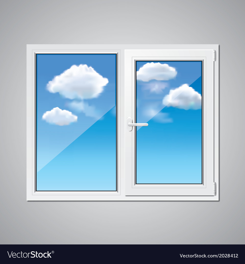 Object window sky Royalty Free Vector Image - VectorStock