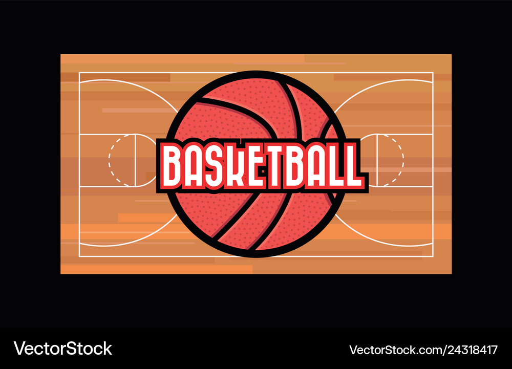Basketball sport design Royalty Free Vector Image