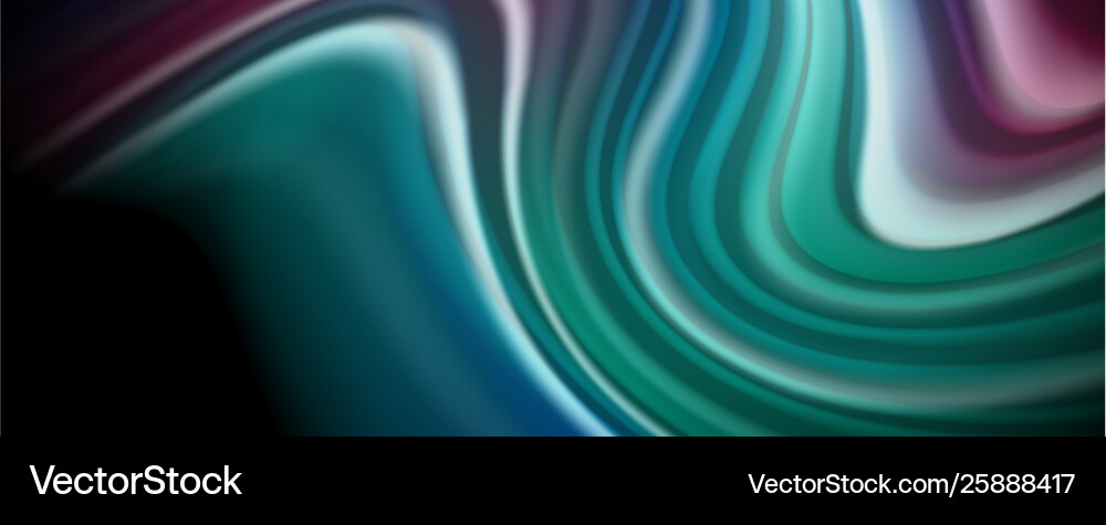 Flowing liquid colors - modern colorful flow Vector Image