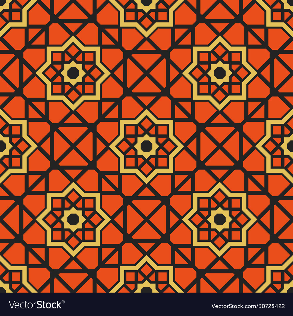Asian geometric pattern Royalty Free Vector Image
