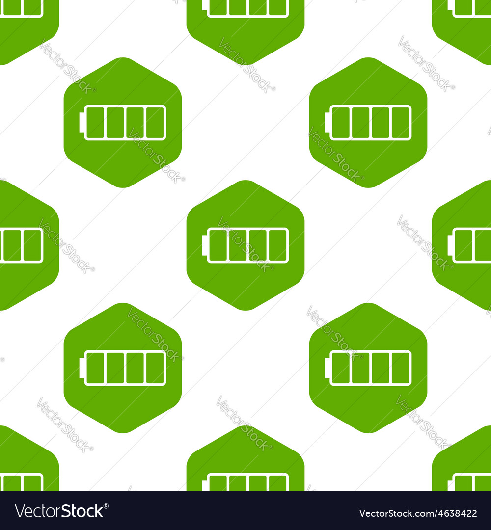 Empty battery pattern Royalty Free Vector Image