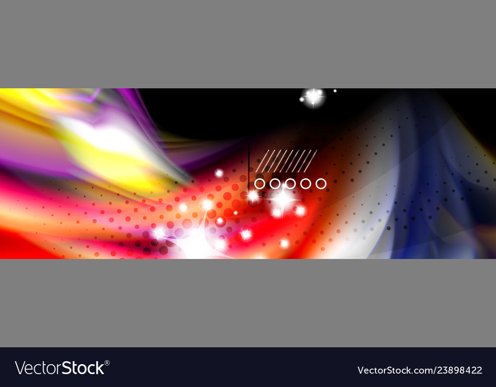 Fluid liquid wave pattern Royalty Free Vector Image