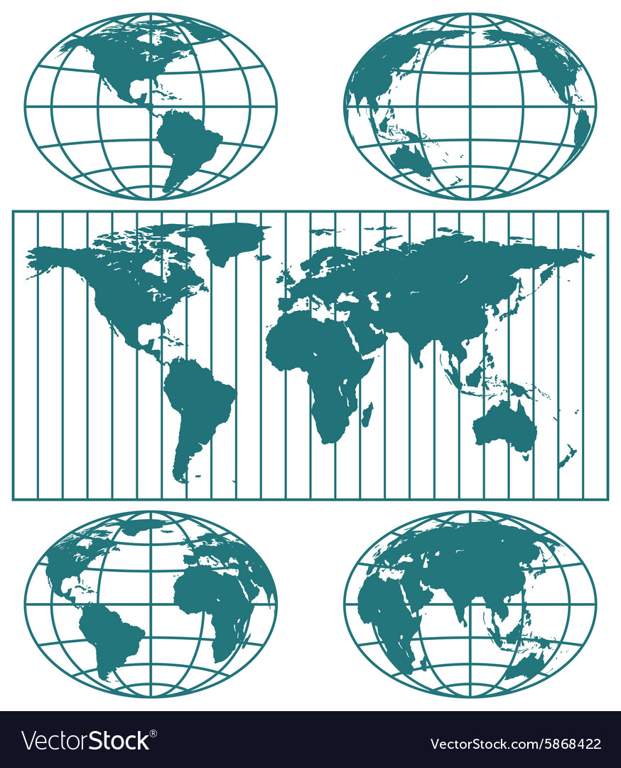 Maps Royalty Free Vector Image - VectorStock