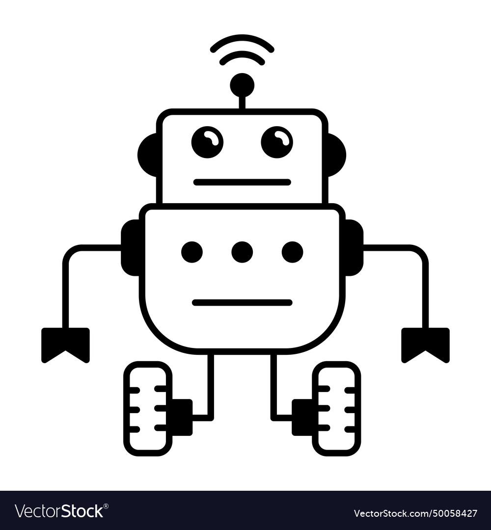 Artificial intelligence linear icon Royalty Free Vector Artificial intelligence linear icon Royalty Free Vector