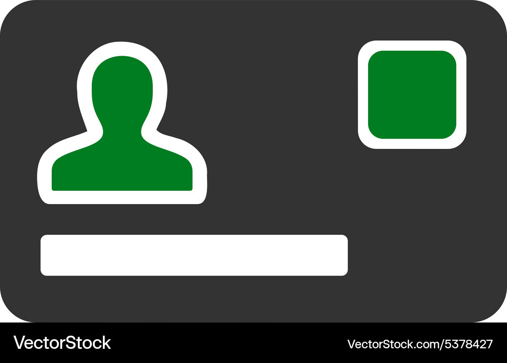 Banking card icon from business bicolor set Vector Image