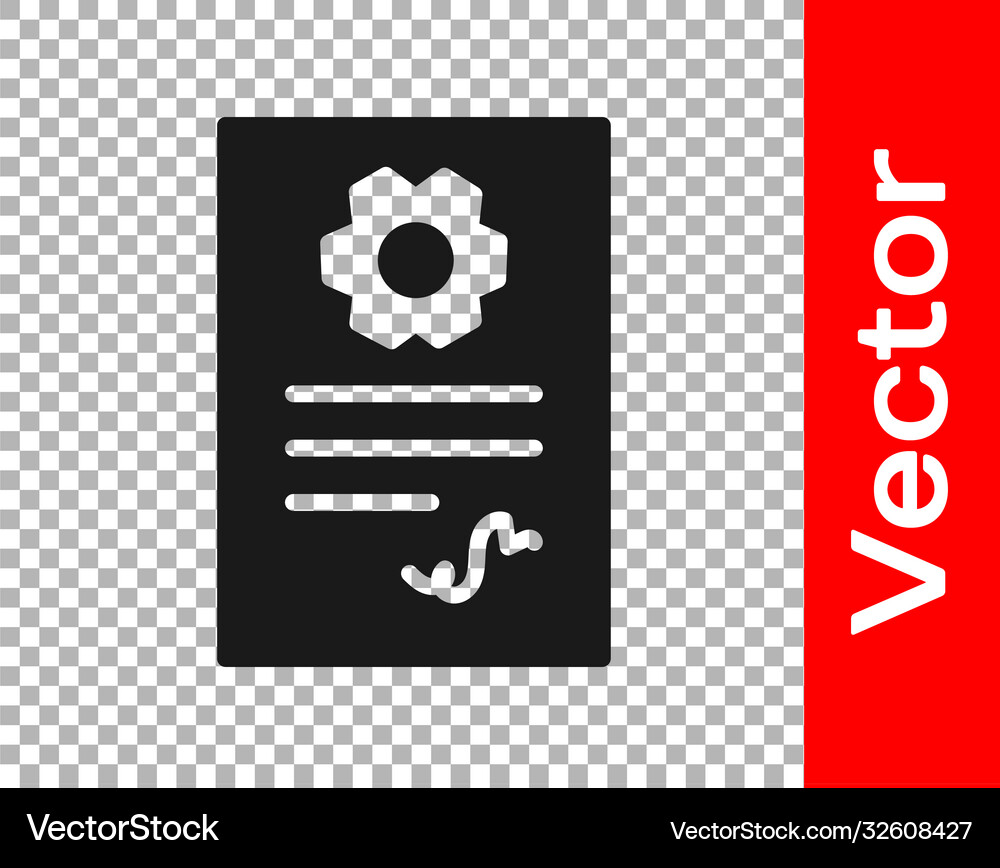 Black auto service check automotive icon isolated Vector Image