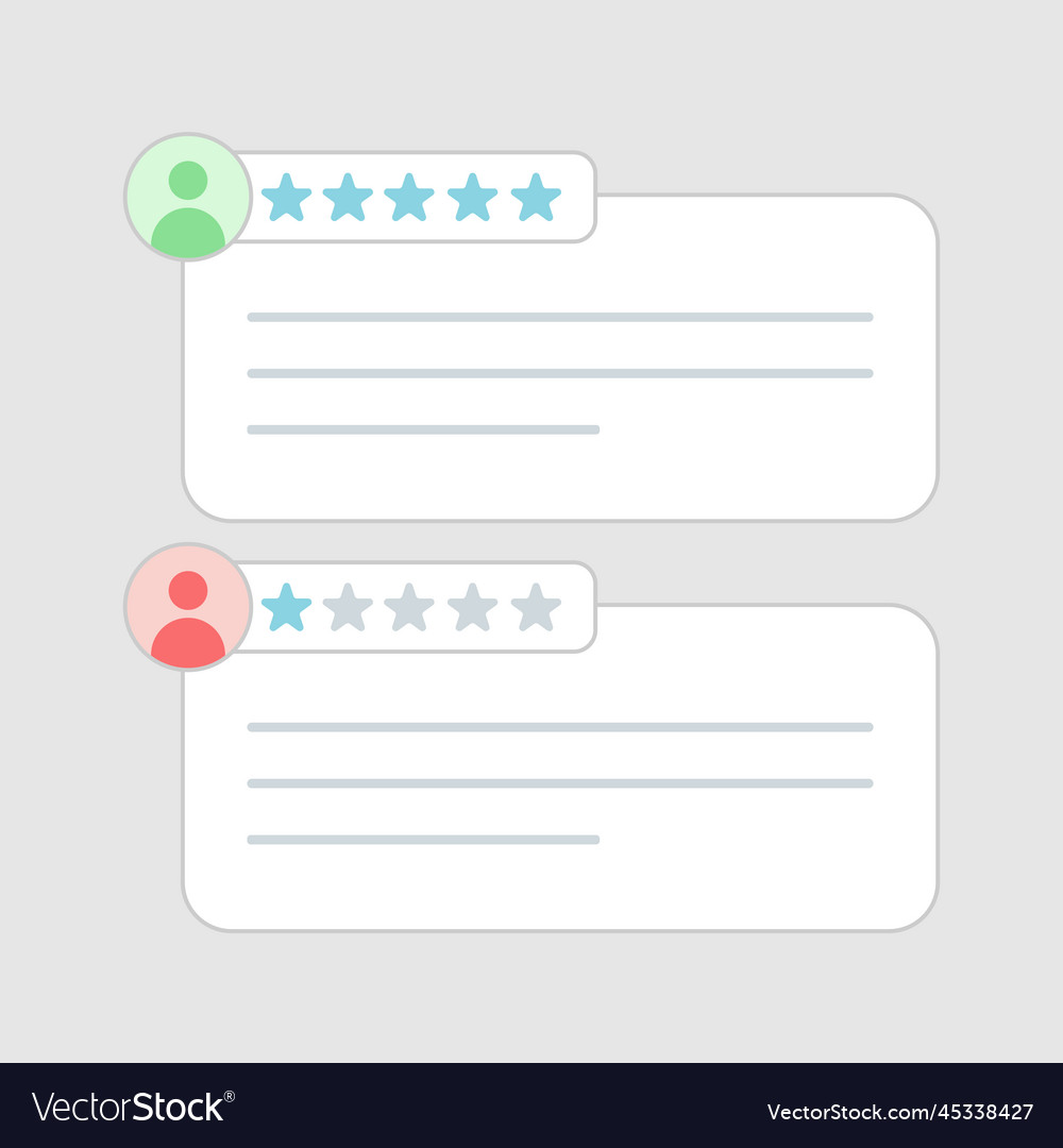 Client testimonial Royalty Free Vector Image - VectorStock