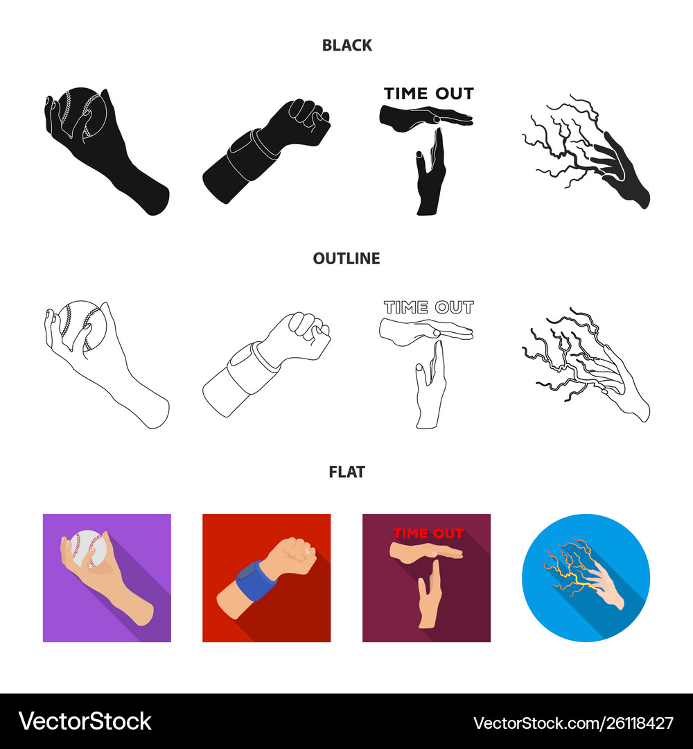 Design animated and thumb sign Royalty Free Vector Image