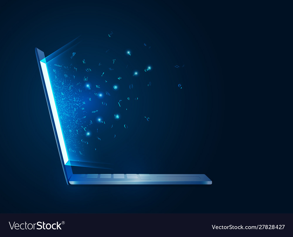 Programming Script Royalty Free Vector Image Vectorstock