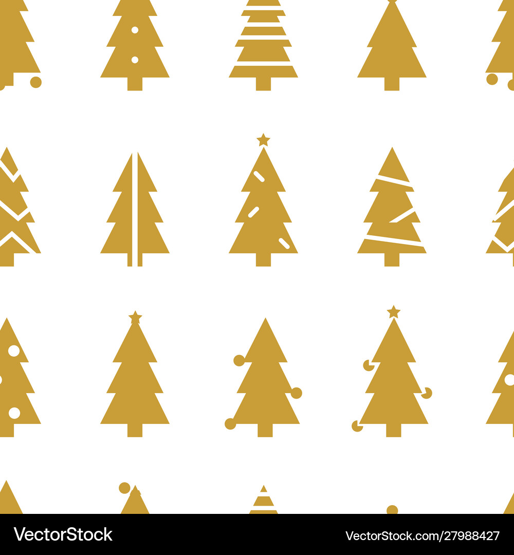 Simple christmas seamless pattern Royalty Free Vector Image